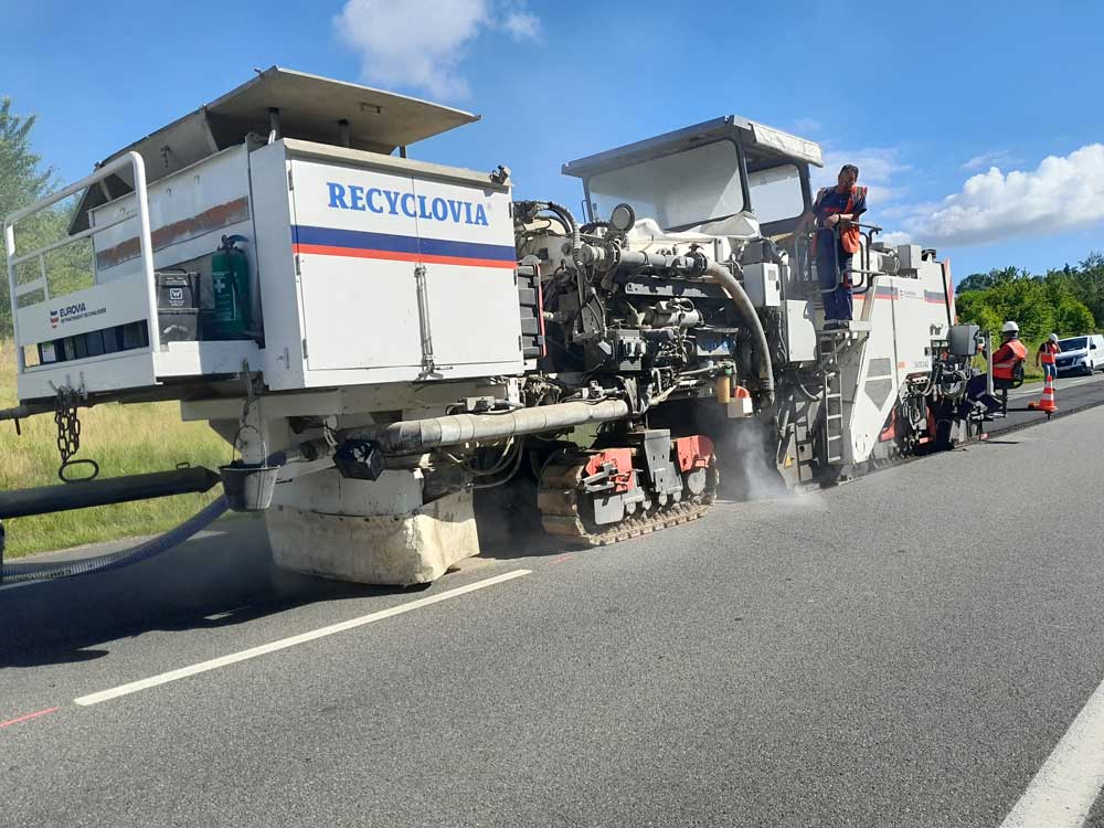 Travaux : des routes recyclées | site du Département de l'Ain