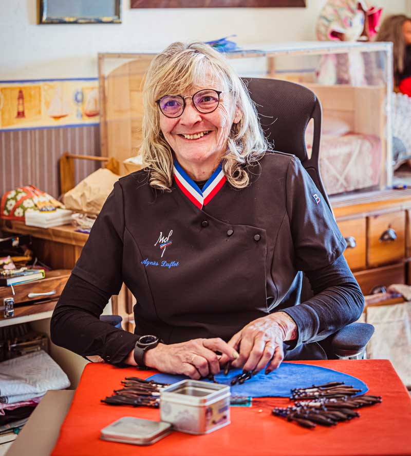 Agnès Duflot, dentellière d'exception | site du Département de l'Ain