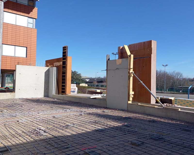 Chantier de réhabilitation et d'extension du collège le Paruthiol de ...